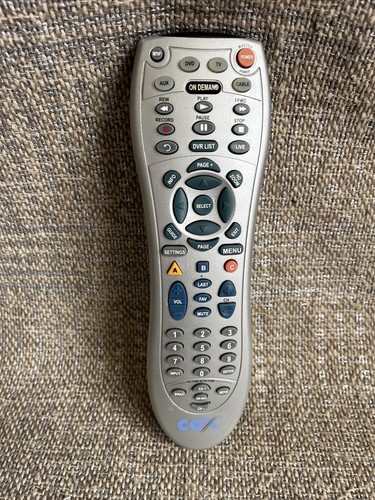 COX Cable Remote Control (URC-7820DBP1-0009-R) 20311 RC1675606/01B | eBay
