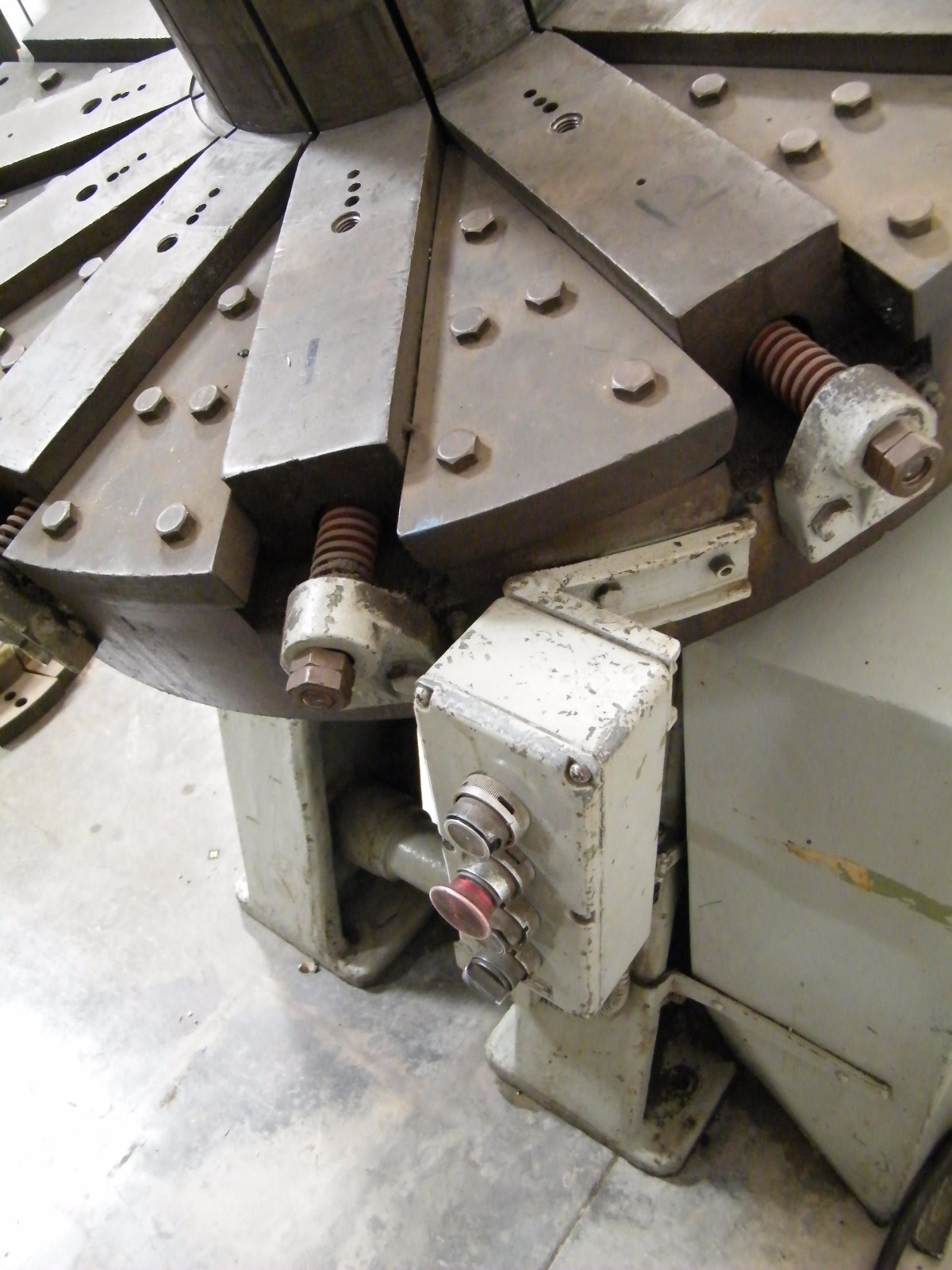 Grotnes Pneumatic Mechanical Tube End Expander 10 hp 12 segment w/ dies ...