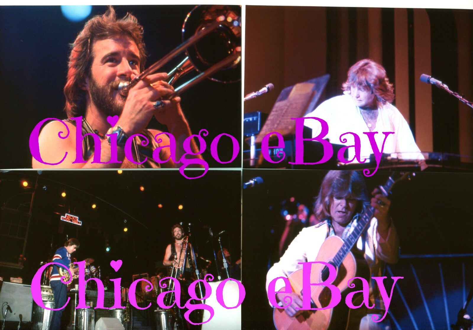 22 CHICAGO Photos! Robert Lamm Peter Cetera Terry Kath Walt Parazaider ...