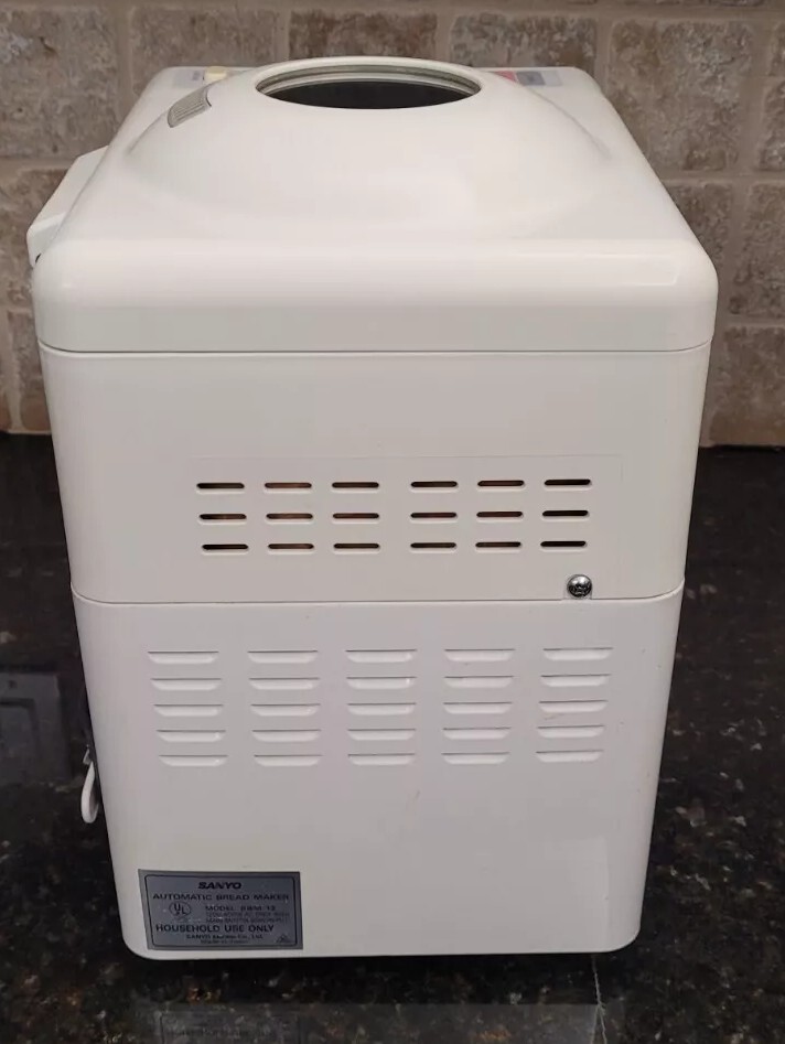 Sanyo Bread Machine Automatic Bread Maker SBM-12 Made in Japan No Pan ...