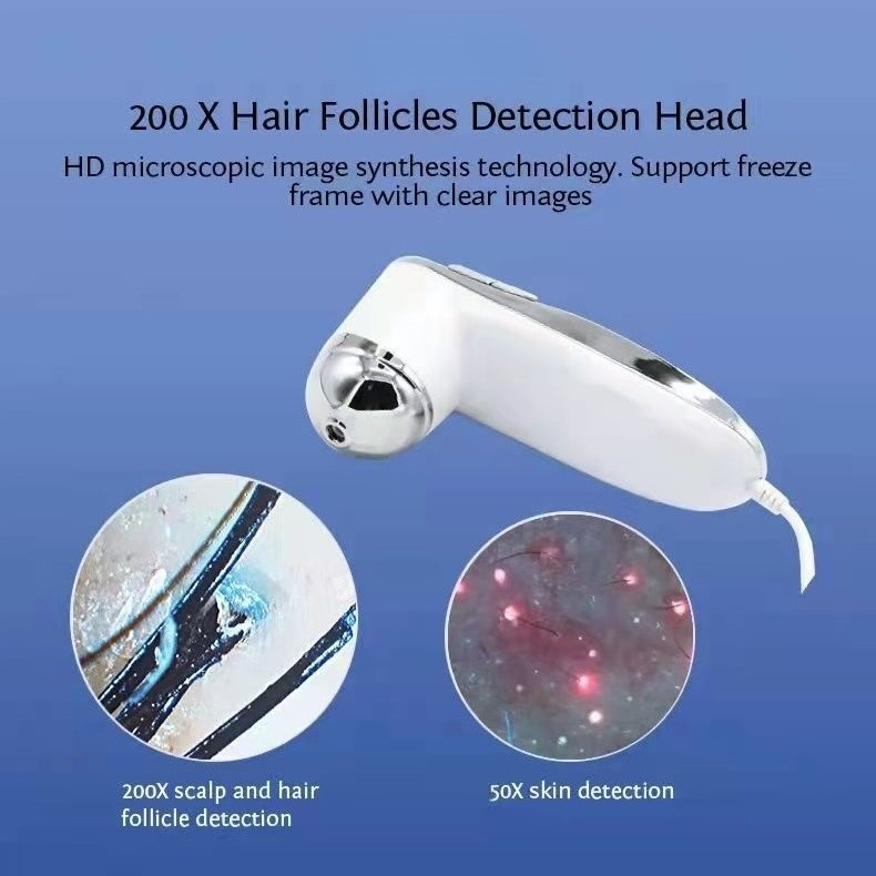 11'' Professional Hair Follicles Scalp Camera Digital Skin Microscope ...