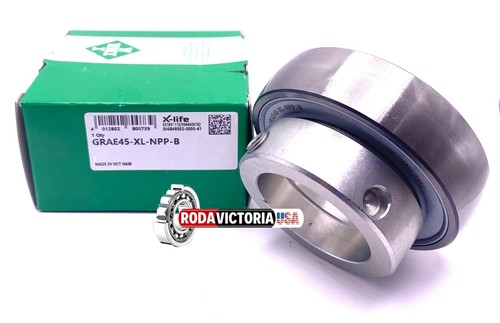 INA SCHAEFFLER GRAE45 XL NPP B Radial Insert Ball bearing YET209 ...