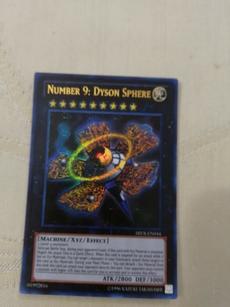 Yugioh Zexal Number 9 Dyson Sphere Leaks: Main Box: Solflare Lightning