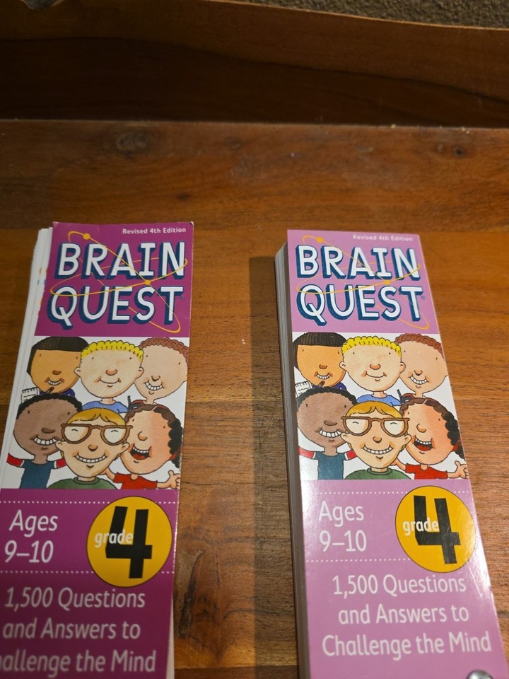 Brain Quest Grade 4 1500 Questions Ages 9-10 Questions To Challenge The ...