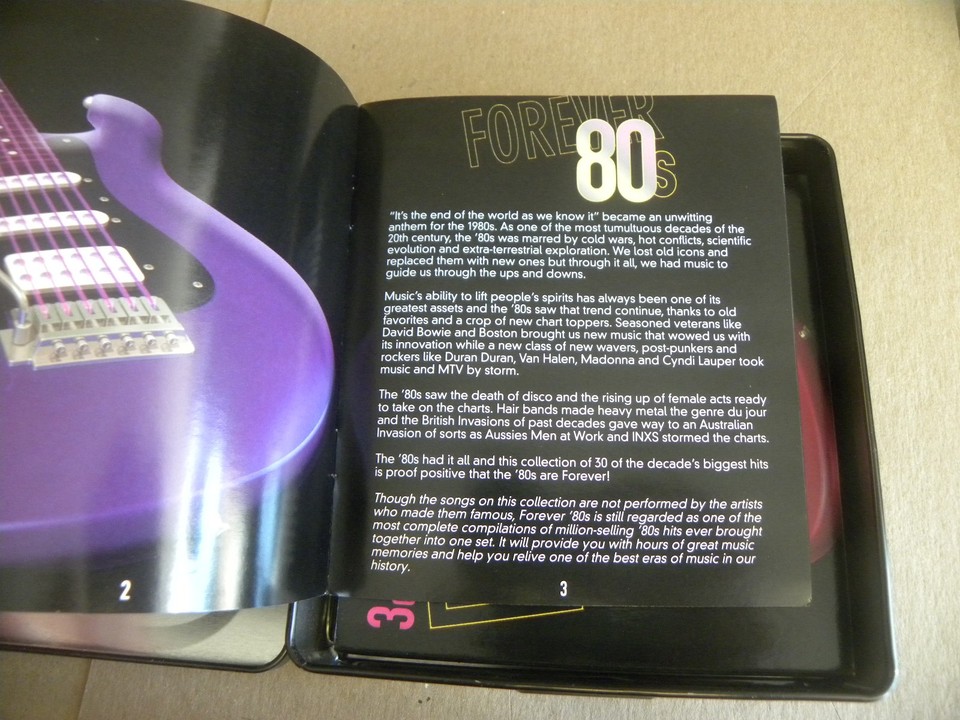 Madacy 2006 FOREVER 80s 3 disc CD Set Steel Box Downtown Singers NM | eBay