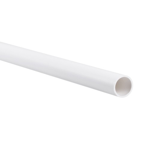 PVC Pipe Round Rigid Plastic Tube 10mm ID x 12mm OD x 500mm White | eBay UK