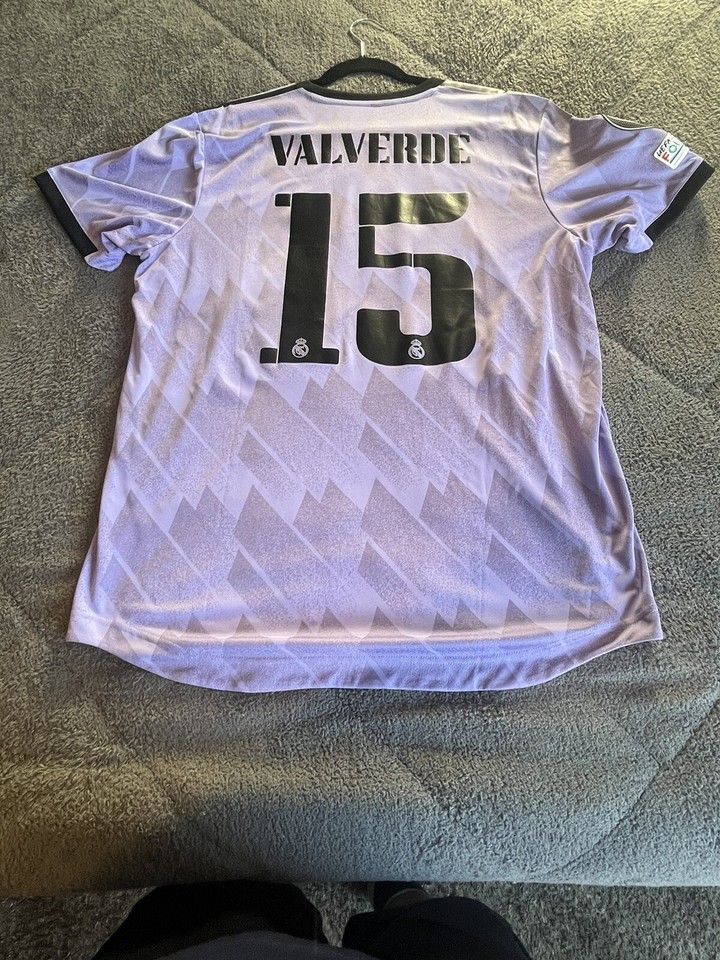 Real Madrid AUTHENTIC VALVERDE soccer Jersey | eBay