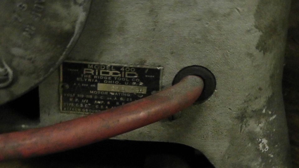 Ridgid 400 Electric Pipe Threader Machine, Tested/Works, No legs, L ...