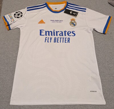 Real Madrid Jersey 21/22 Karim Benzema Home UCL Kit Jersey Size S | eBay