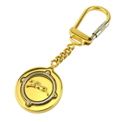 LONGCHAMP Keychain hose mark Gold & Silver hardware Authentic Used ...