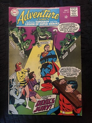 1968 DC Comics Adventure Comics Superboy July No 370 | eBay