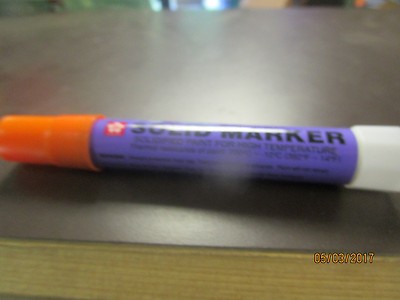 Sakura Solidified Paint Solid Marker Orange high temp 1 marker | eBay