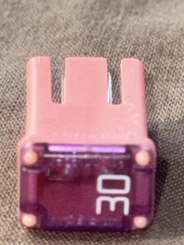 Ford OEM Cartridge Fuse 30A Amp Pink/Red Jcase Bussmann | eBay