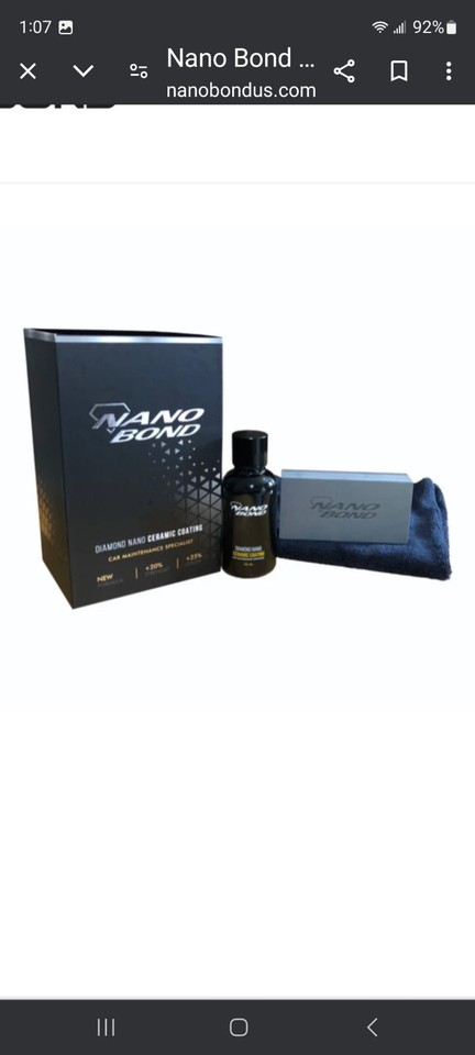 Nano Bond Ceramic Coating PRO Premium Car Care Kit 9H High Gloss Paint ...