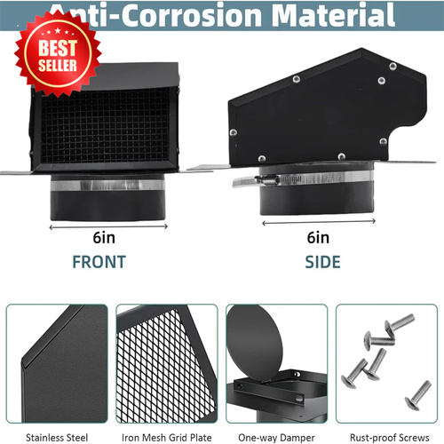 Roof Vent Cap, Removable Roof Vent Cap, Galvanized Steel Roof Exhaust ...