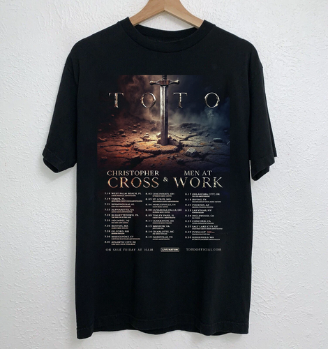 Toto, Christopher Cross, and Men at Work Summer 2025 Tour T Shirt | eBay