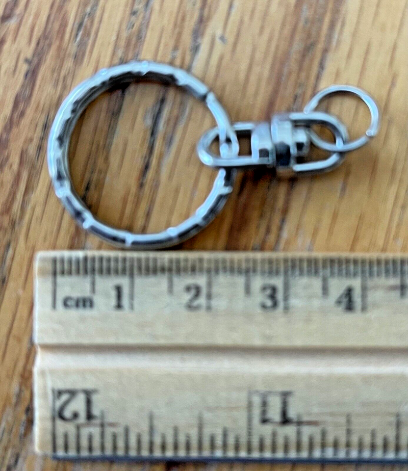 LOT of 50 Split Key Rings +Swivel Chain, 1.5x25mm/8mm Open Jump Ring ...