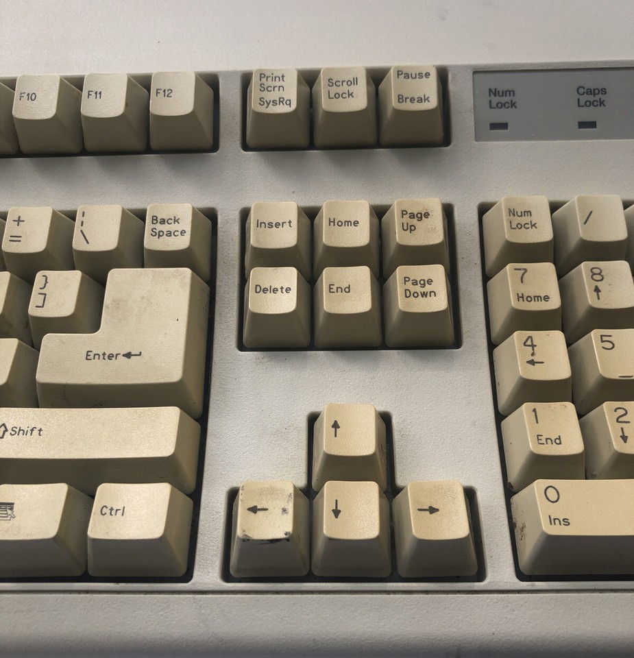 Used Vintage Keytronic E03601QL-C Mechanical Computer Keyboard | eBay