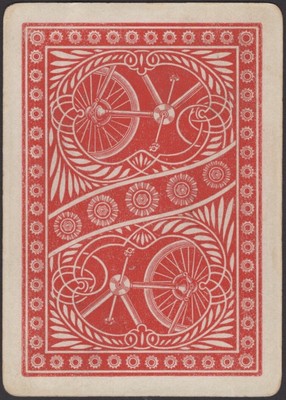 Playing Cards Single Card Old Antique Wide * USPC BICYCLE 808 * No.18 ...