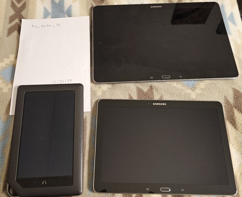 Two Samsung Tablets And A Nook Tablet Lot Of 3 | eBay
