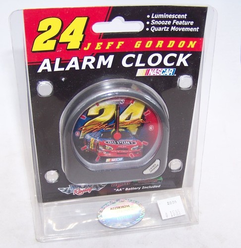 VINTAGE WINCRAFT #24 DUPONT HENDRICK JEFF GORDON TRAVEL DESKTOP ALARM ...