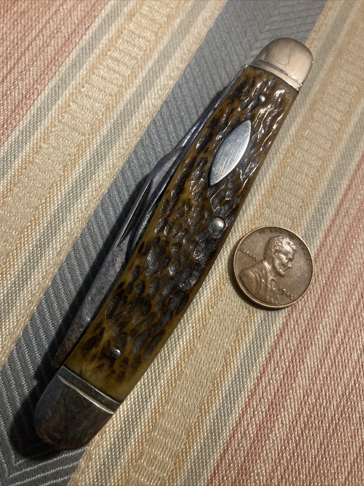 Antique Pocket Knife.Huge Sta-Sharp Stockman !!! | eBay
