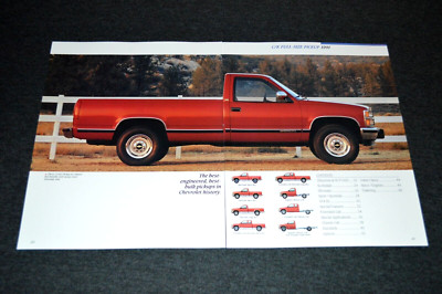 1991 CHEVY SILVERADO C2500 ORIGINAL DEALER ADVERTISEMENT PRINT VINTAGE ...