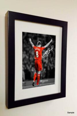 7x5 Signed Steven Gerrard Liverpool Autographed Photograph Photo ...