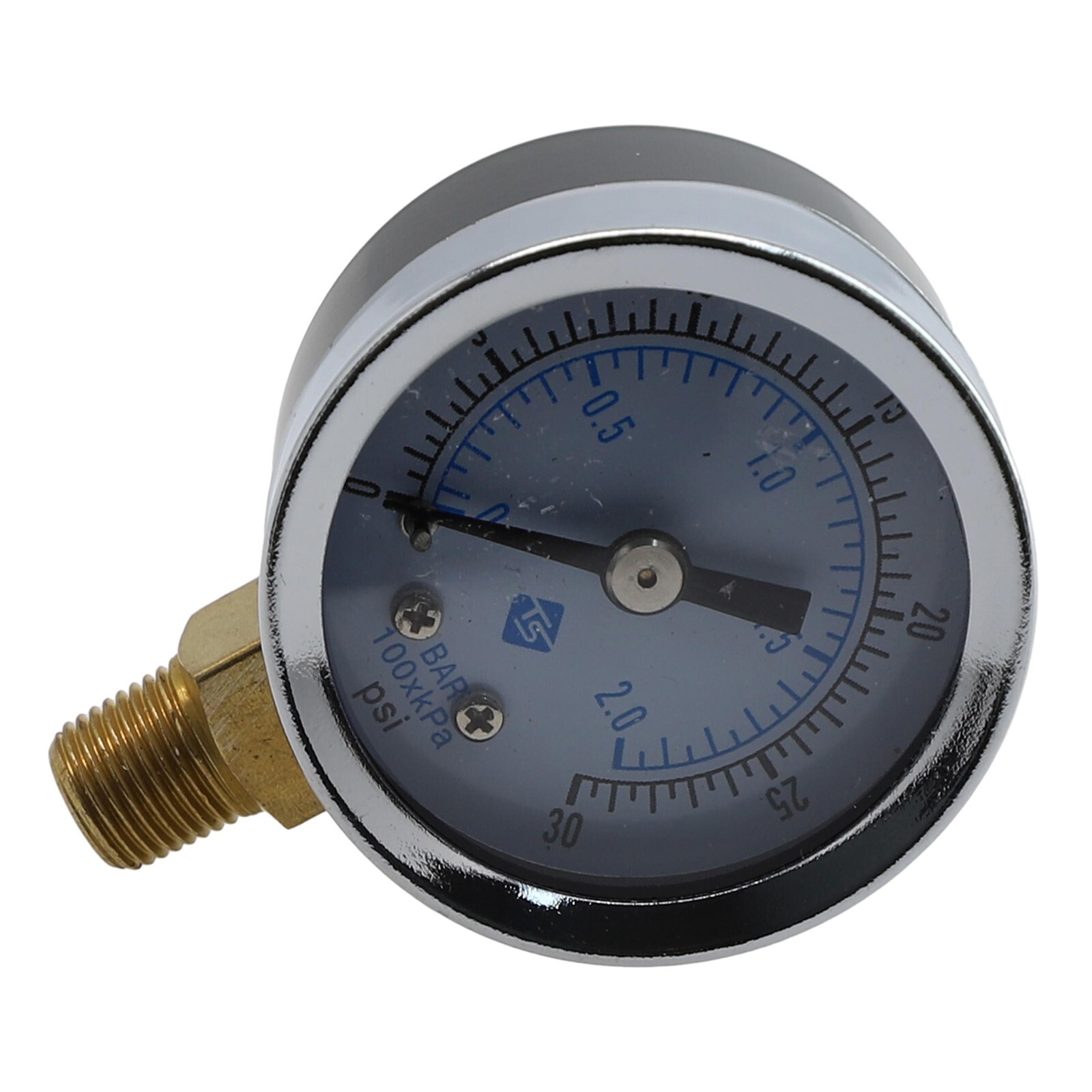 Compact Stainless Steel Pressure Gauge for Low Pressure Oil Gas ...