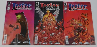 Lester of the Lesser Gods 1-3 VF/NM complete series Eric Powell Dark ...