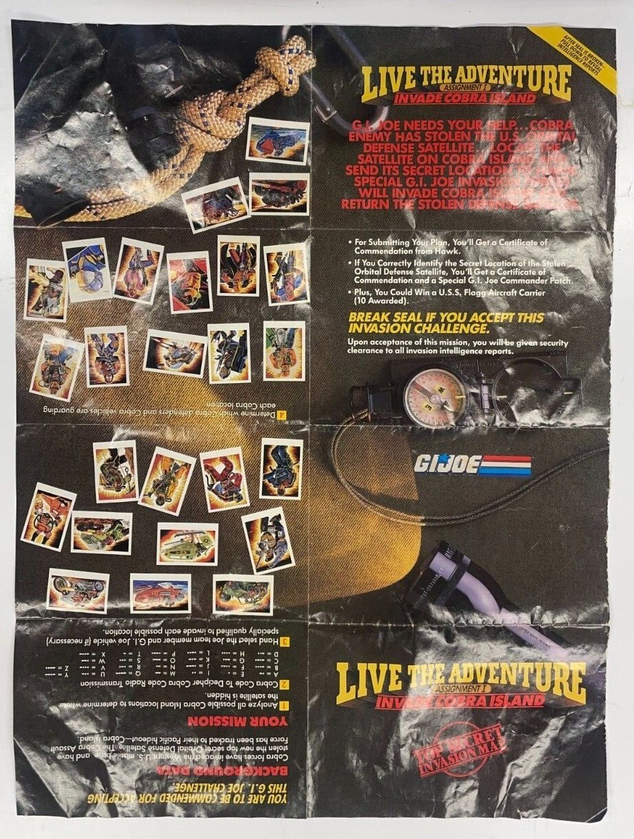 ***YOU PICK**** Vintage GI Joe Catalogs Inserts Missions STRIKE ...