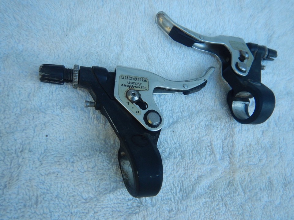 Shimano Deore V-Brake Levers BL-M600 Mountain Bike Vintage Servo-Wave ...