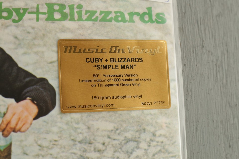 CUBY + BLIZZARDS Simple Man MOV #615 2021 LP sealed GREEN VINYL Record ...