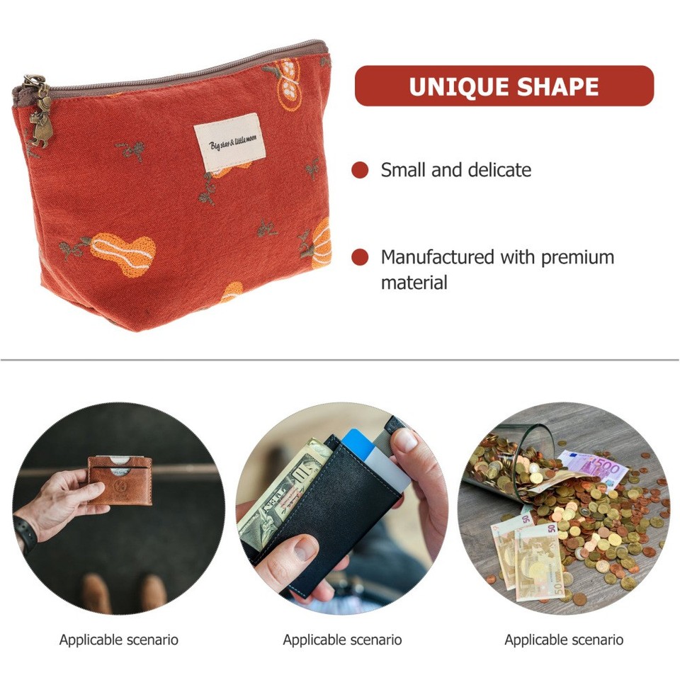 Cartoon Change Bag Small Purse Portable Cosmetics Storage Bag Key ...