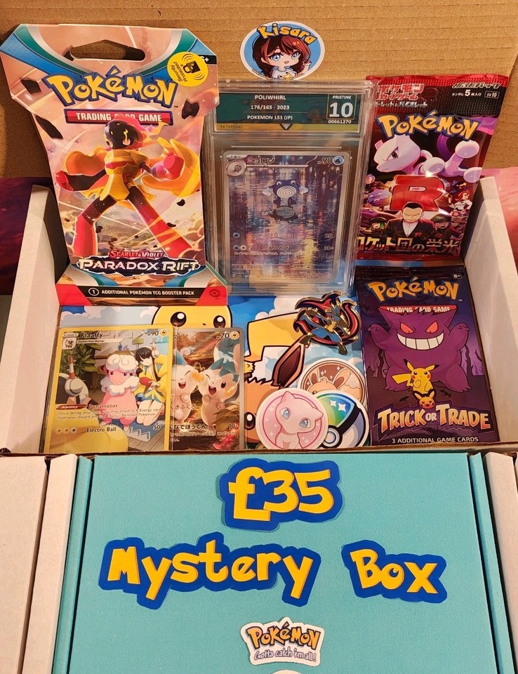 Pokemon Mystery Box PSA/ACE/PG/GG Graded Card + 2 Booster Packs + Hit ...