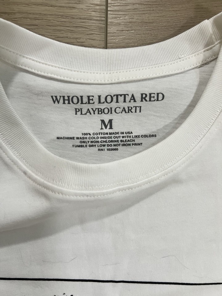 Official Y2K Playboi Carti “Ecstasy of The Vapmires” White Rap Tour ...