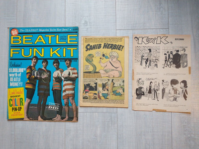 Beatle Fun Kit & Herbie Comic No. 5 Beatles Parody 1964 | eBay
