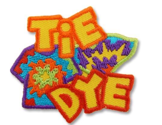 Girl Boy Cub TIE DYE T-shirt Project Dying Fun Patches Badges SCOUT ...