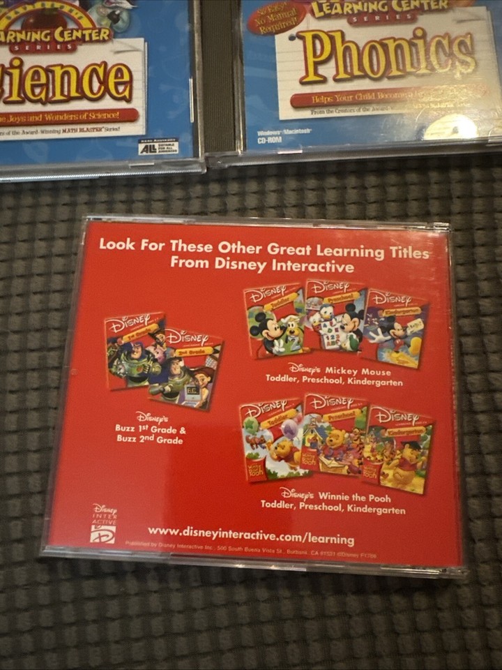 Lot Of 5 Vintage PC CD-ROM Kids Learning Games | eBay