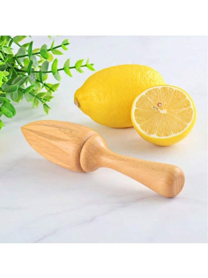 LEMON SQUEEZER WOODEN HAND JUICER KITCHEN CITRUS LIME ORANGE PRESS ...