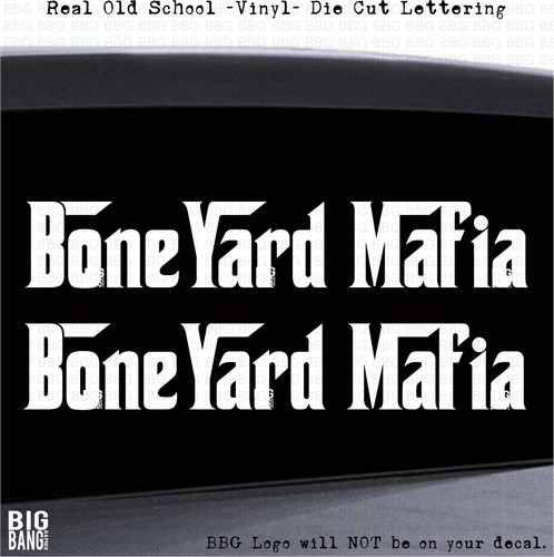 BoneYard Mafia Hot Rod Car Decal Sticker Salvage Parts Junk Yard ...