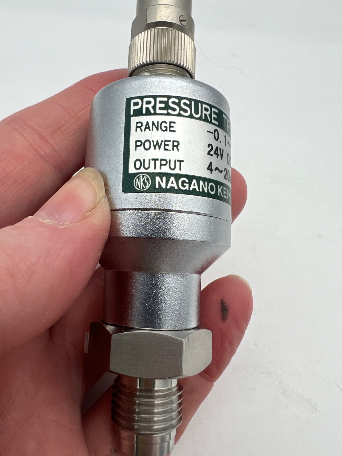 NAGANO KEIKI Pressure Transmitter ZT15 Range -0.1~0.5MPa 24VDC 500 ohm ...