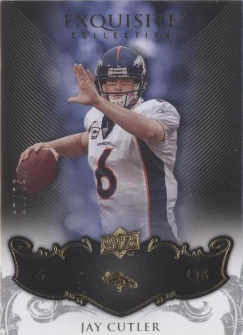 2008 Upper Deck Exquisite Collection - Jay Cutler #31 /75 for sale ...
