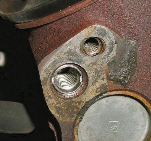 Ford Mustang 302 5.0 5.8 Cylinder Head Smog Thermactor Plugs SBF 351 ...