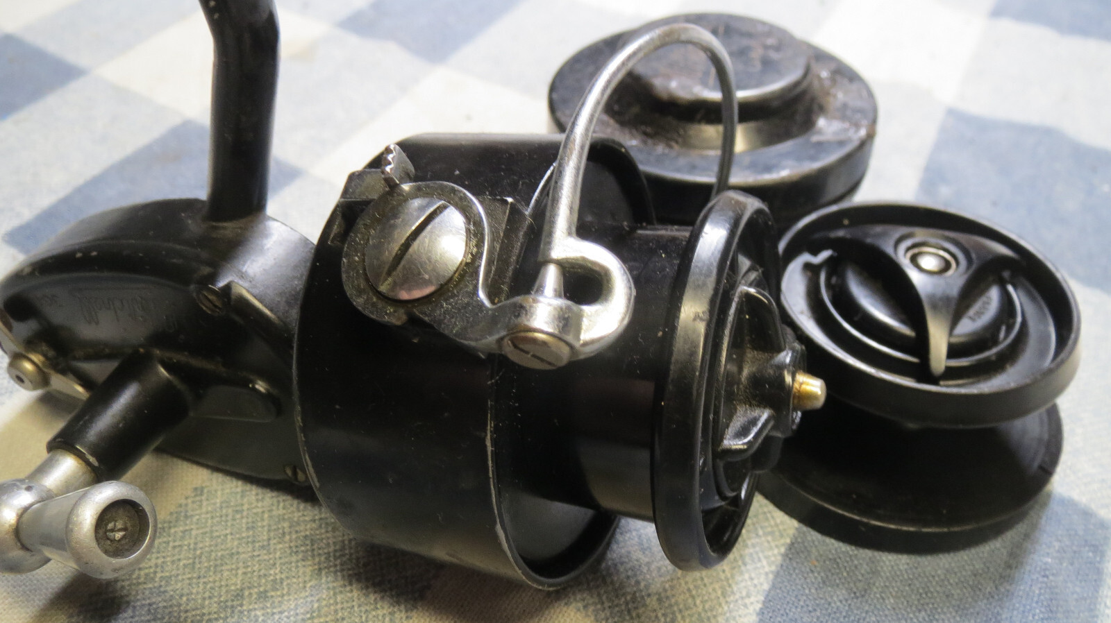 Vintage Garcia Mitchell 301 Spinning Reel Left handed with Spare Spool ...