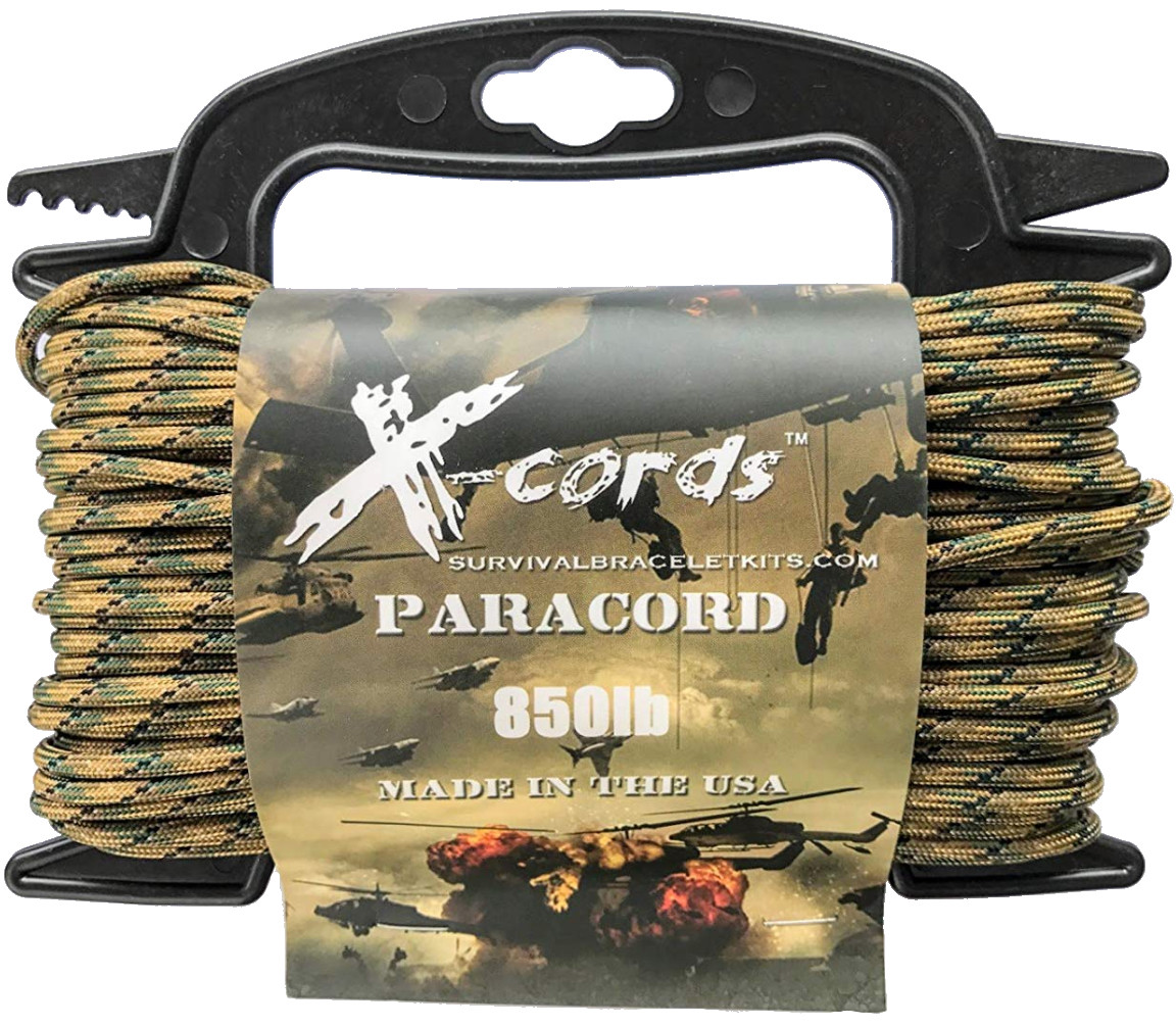PARACORD 850 100FT ON QUICK DEPLOY SPOOL TANGLE FREE | eBay