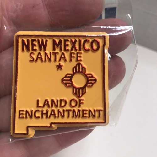New Mexico Land of Enchantment Fridge Magnet Santa Fe Rubber ...