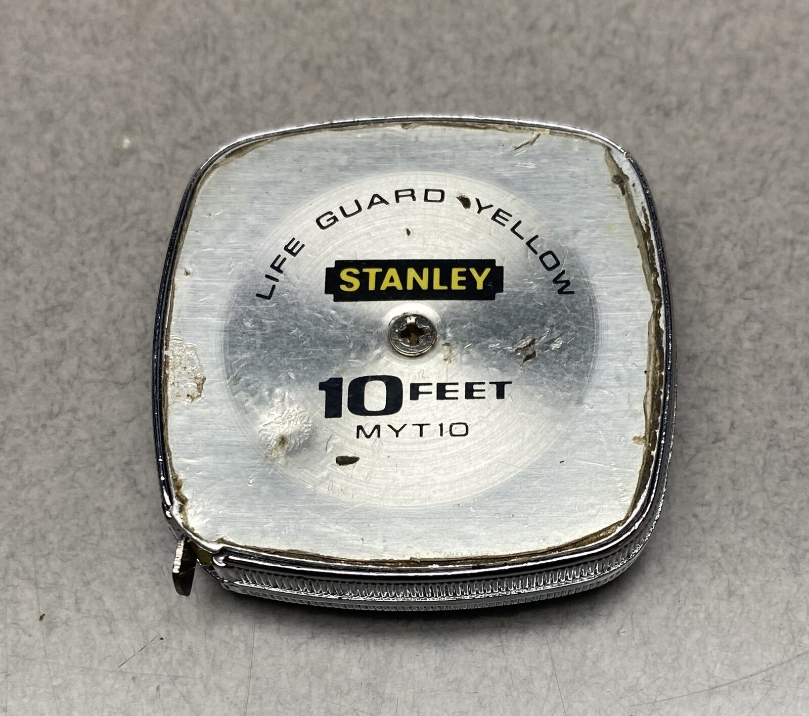 Vintage Stanley Life Guard Yellow 10 Feet Tape Measure MYT10 Measuring ...