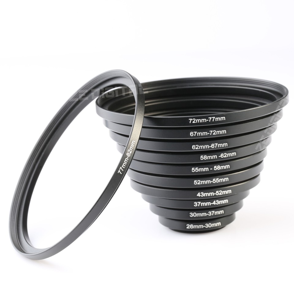 K&F Concept 11Pcs Metal Stepping Rings Step Up Ring Set fr Canon Nikon ...