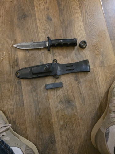 Explorer 21-049 Wilderness Survival Fixed Blade Knife 6" Blade 440 ...